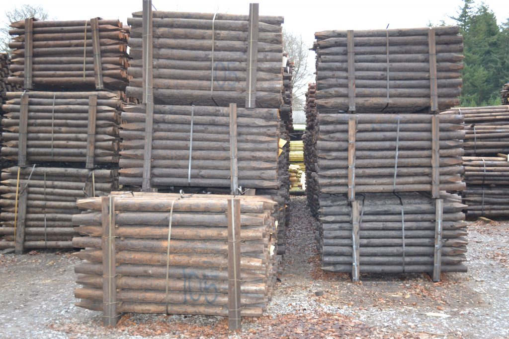 Creosoted Softwood Round