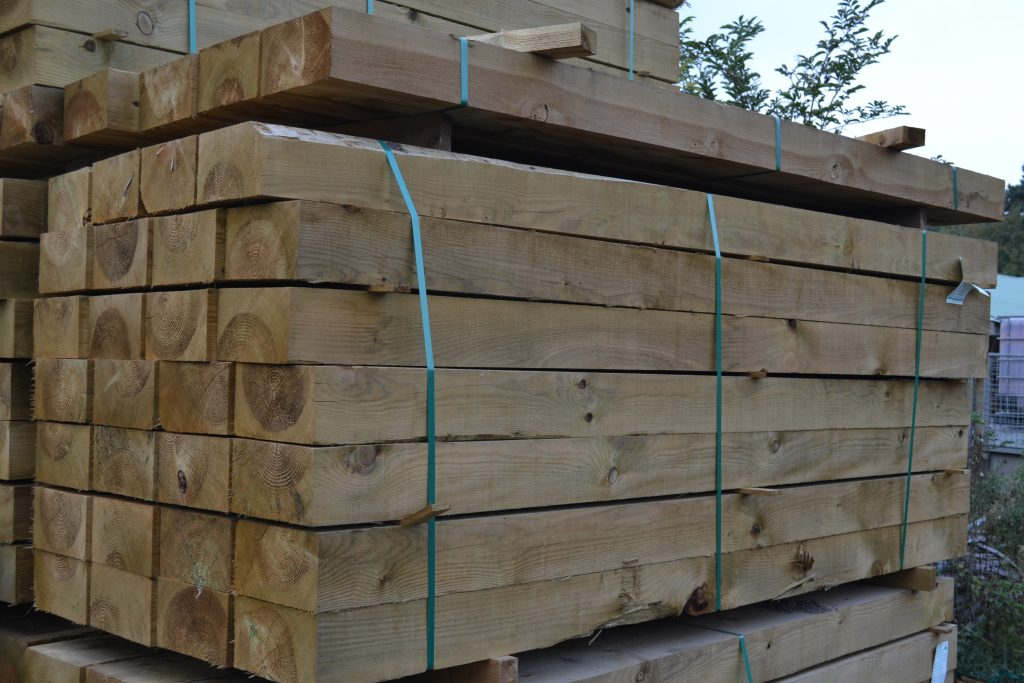 Post and Rail Fencing - SAW0010 - 2.4(8ft) x 100 x 75